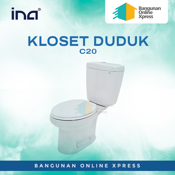 Jual INA KLOSET DUDUK (C20) WASH DOWN SYSTEM / KLOSET MONOBLOK SET ...