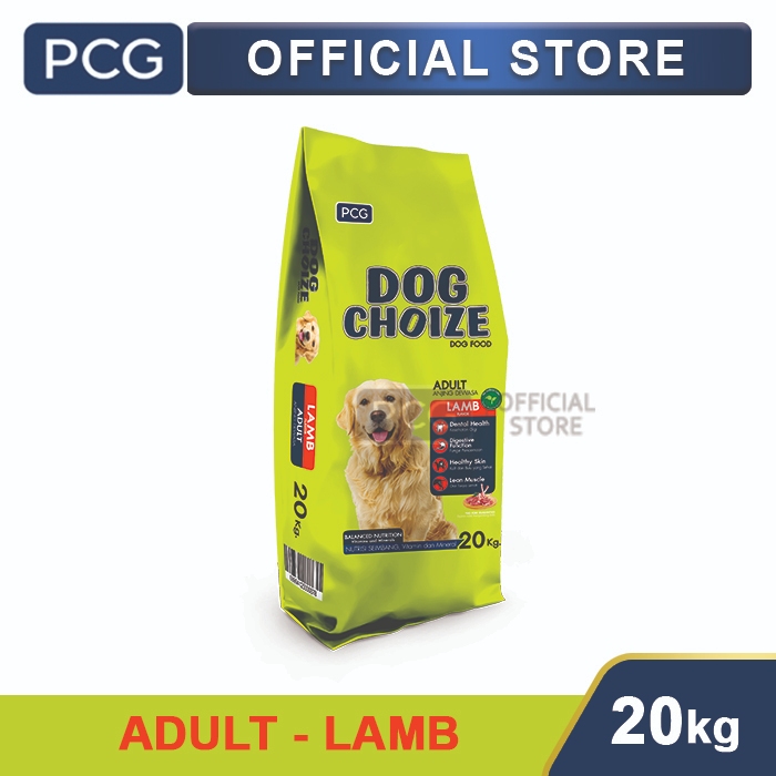 Jual Dog Choize Dry Dog Food Adult Lamb Flavor 20 Kg | Shopee Indonesia