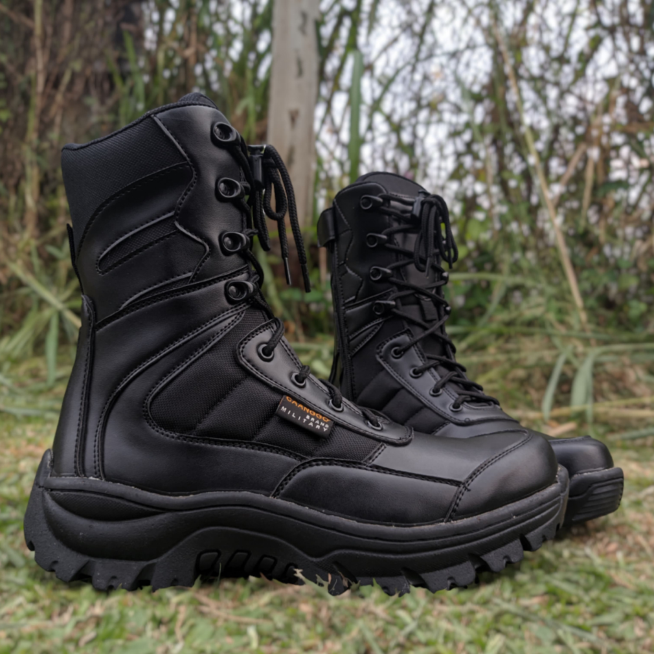 Jual Sepatu PDL TNI POLRI Safety Boots Terbaru Sepatu Boots PDL SATPAM ...
