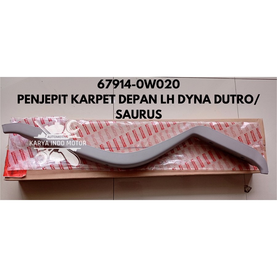 Jual list penjepit karet karpet kiri LH hino dutro dyna saurus 67914 ...