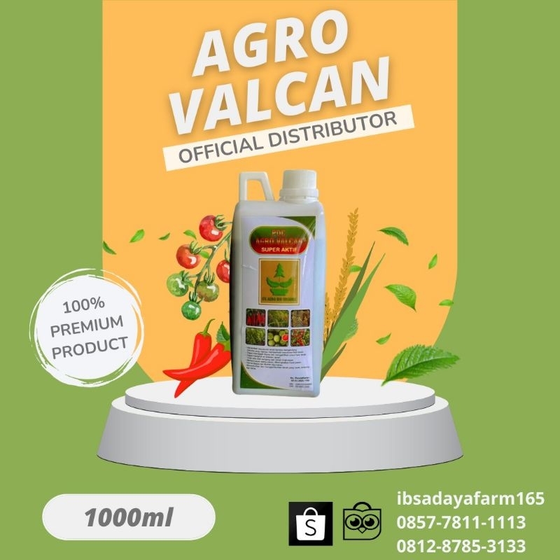 Jual Pupuk Bio Organik AGRO VALCAN (2 Botol) | Shopee Indonesia