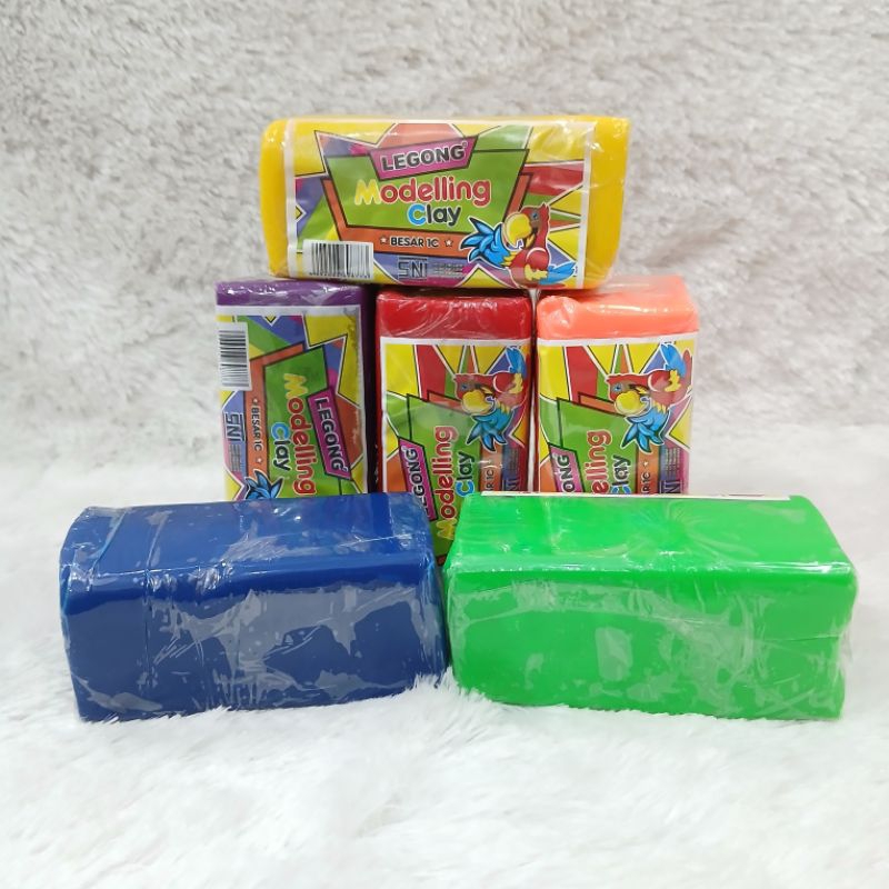 Jual Lilin mainan Plastisin Ukuran Besar kemasan 1 warna untuk anak ...