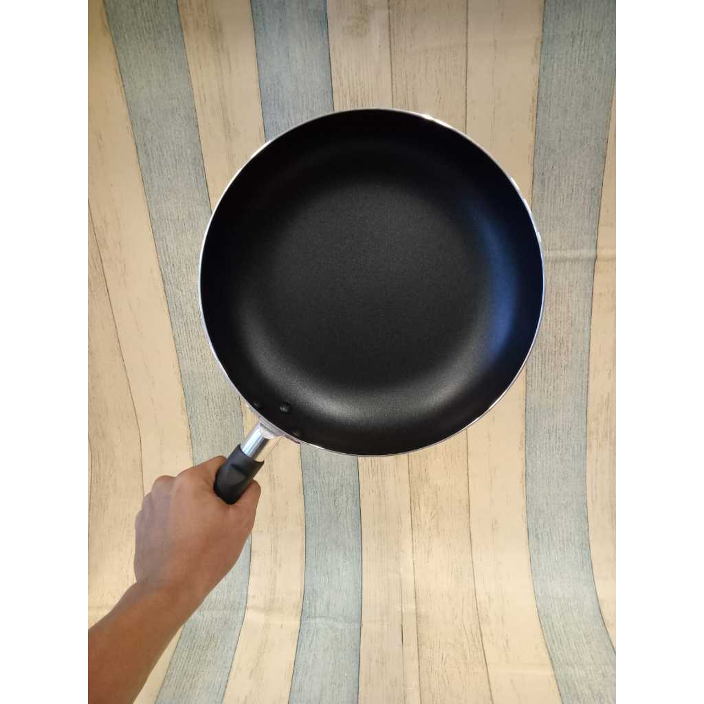 Jual Minowa Wajan Penggorengan Ceper Teflon Hijau Merah 12cm 16cm 20cm 24cm 26cm 28CM Frying Pan ...