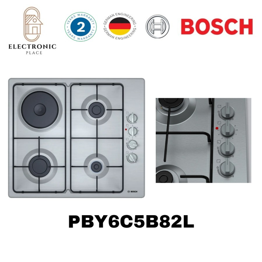 Jual Bosch PBY6C5B82L // PBY 6C 5B 82L // PBY 6 C 5 B 82 L mixed hob / Kompor Induksi dan Gas ...