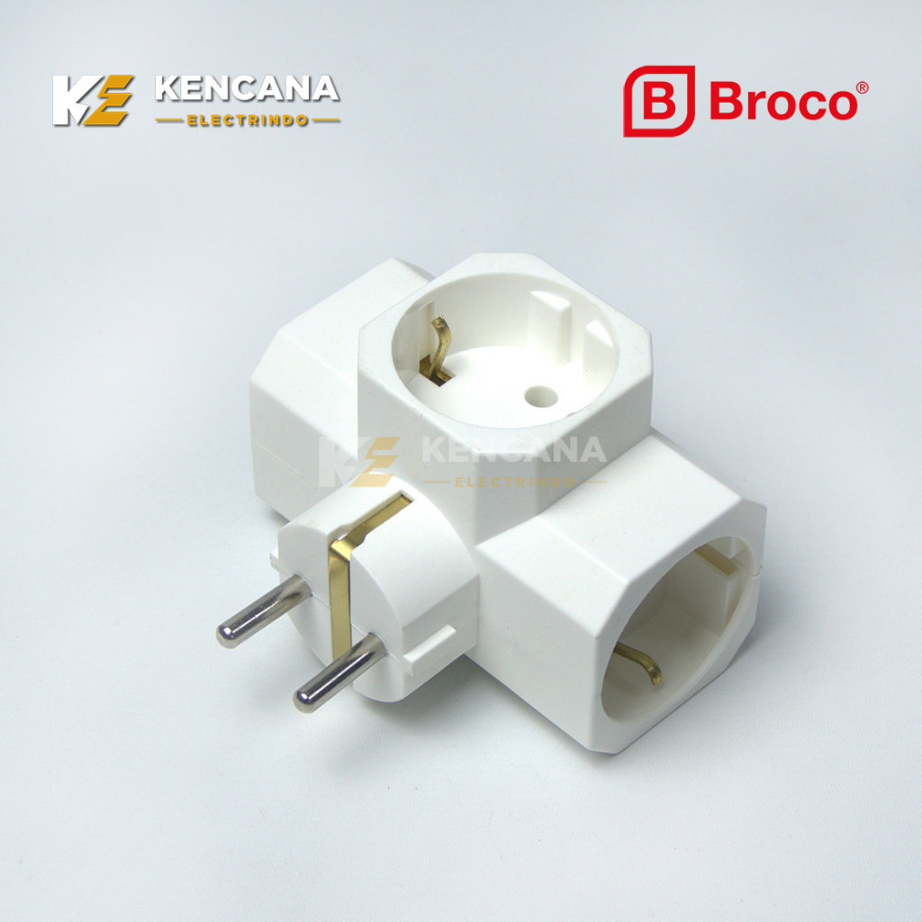 Jual T Arde Broco 13830 | Colokan Cabang 3 Broco SNI | Shopee Indonesia