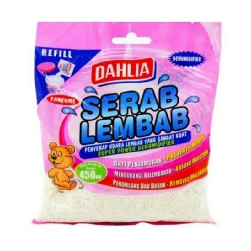 Jual Dahlia Refill Serab Lembab 250gr Penyerap Udara Lembab Super Power ...