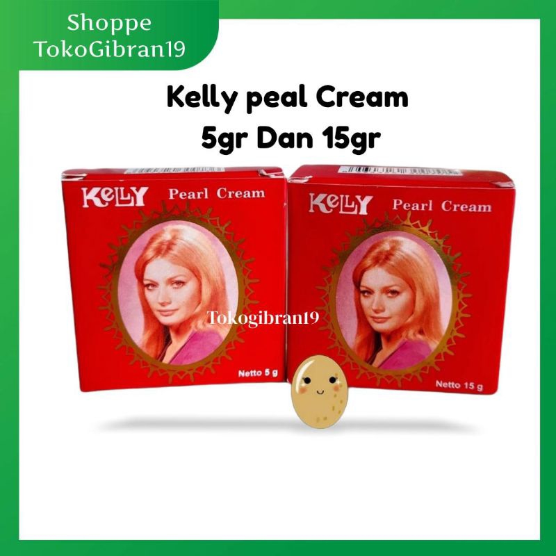 Jual Kelly Pearl Cream 5gr Kemasan kecil + cream 15g kemasan Besar ...