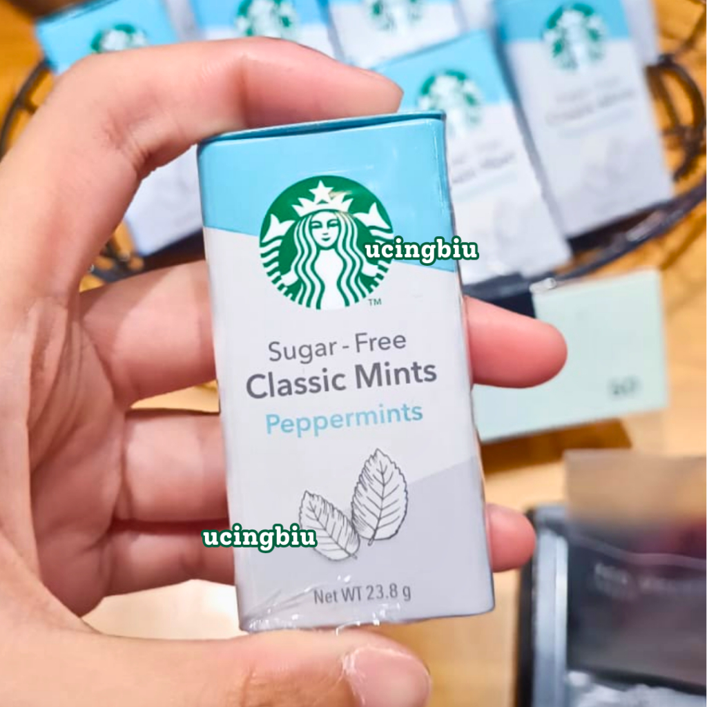 Jual STARBUCKS Sugar Free Classic Mints Peppermints Candy (Permen ...