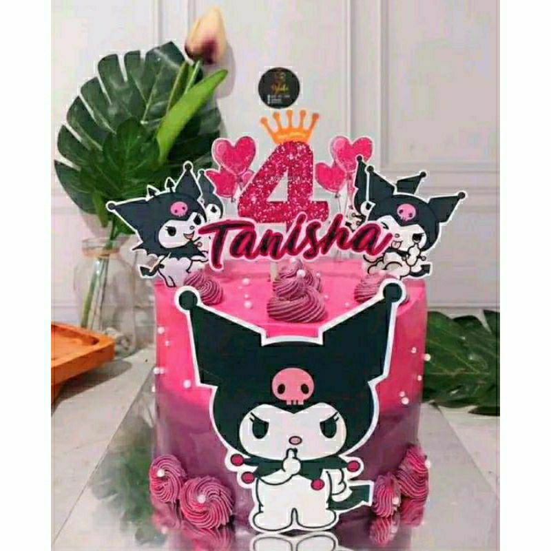 Jual Topper kue ulang tahun kuromi sanrio toper ultah | Shopee Indonesia