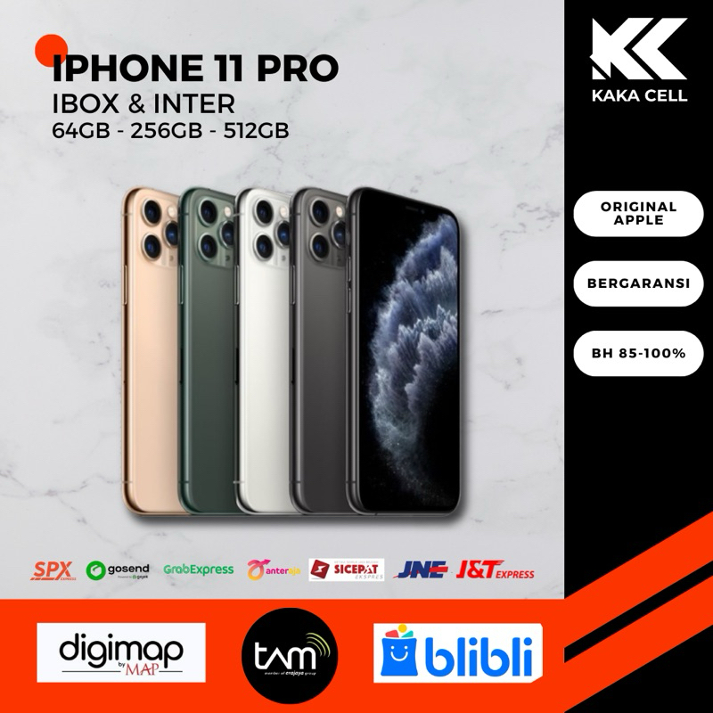 Jual iphone 11 pro 11pro 512gb 256gb 64gb | Shopee Indonesia