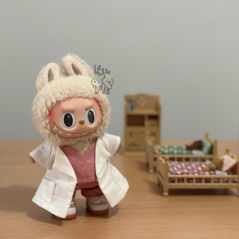 Jual LITTLE BUDS - The Monster Labubu Doctor Fit ( baju labubu ...