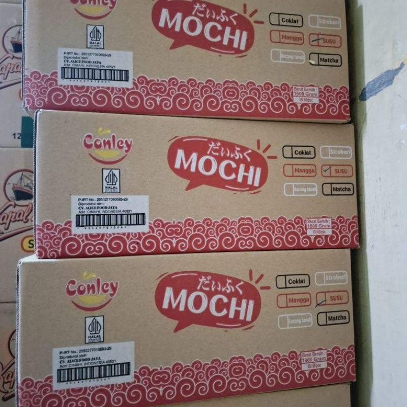 Jual mochi conley aneka rasa per dus 60pcs | Shopee Indonesia