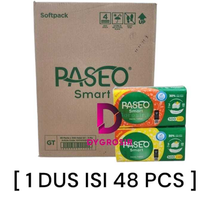 Jual DY ~ GROSIR TISSUE PASEO 250 / 540 sheet HARGA 1 DUS TISU PASEO ...