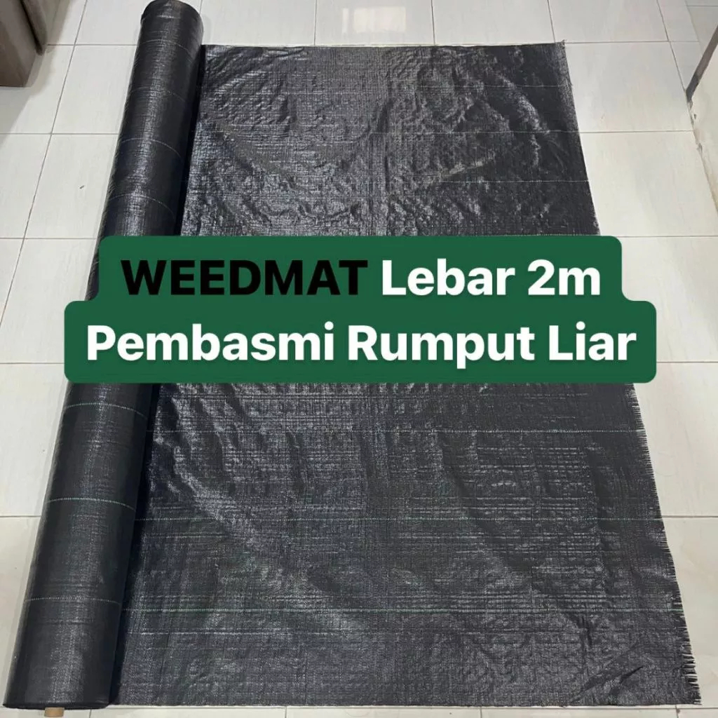 Jual WEEDMAT Lebar 2 meter Pembasmi Rumput Liar Multifungsi Tikar ...