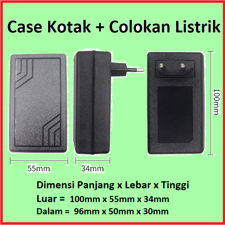Jual InFath - Box Case wadah adaptor casing kotak project plc arduino ...