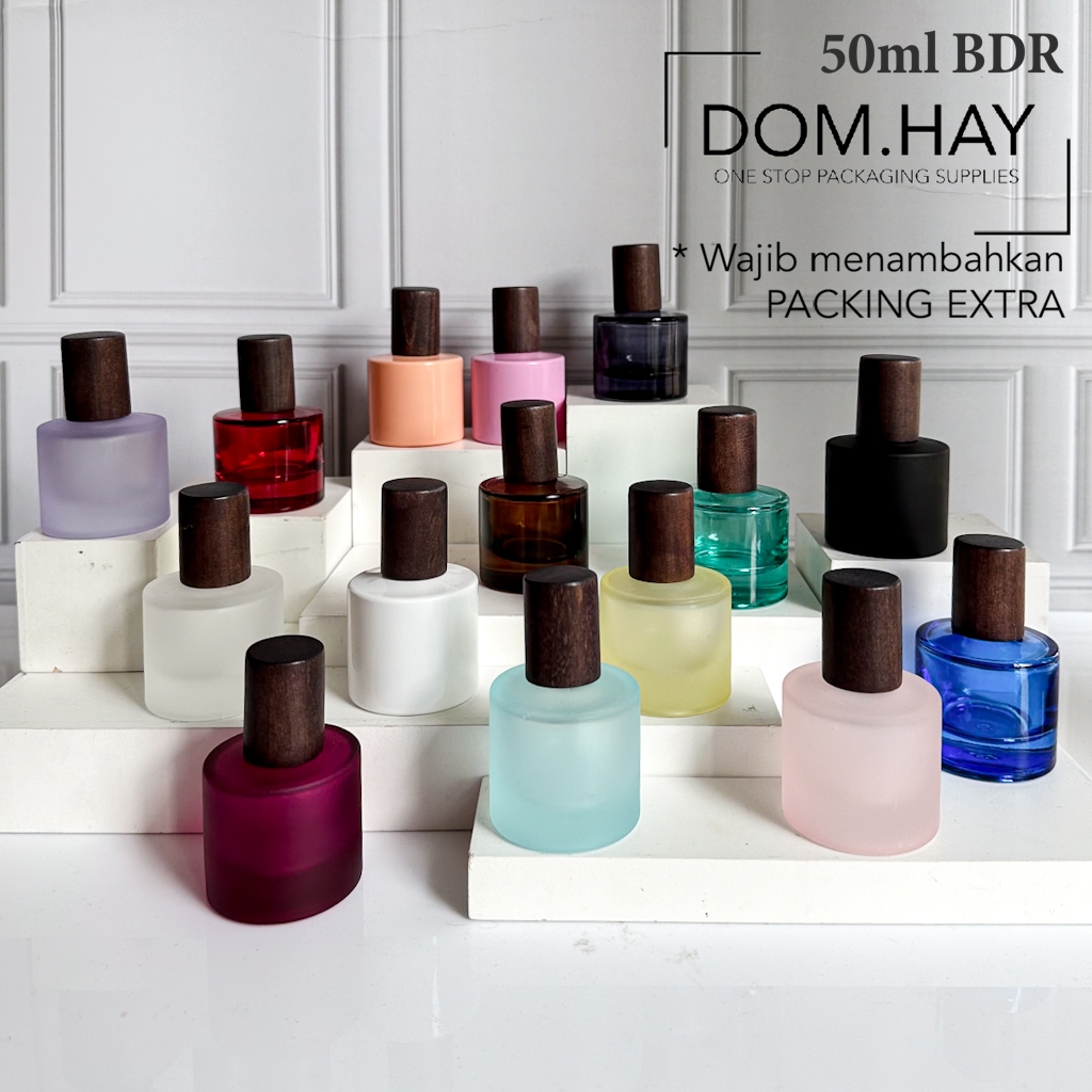 Jual 50ml BDR Wood Tua Botol Parfum Drat Kaca Parfume Minyak Wangi ...