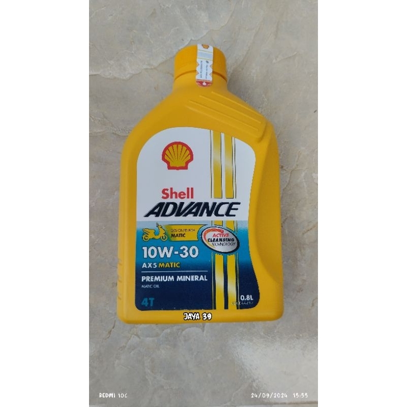 Jual Oli Shell Advance ax5 10W-30 Matic 0,8Liter | Shopee Indonesia