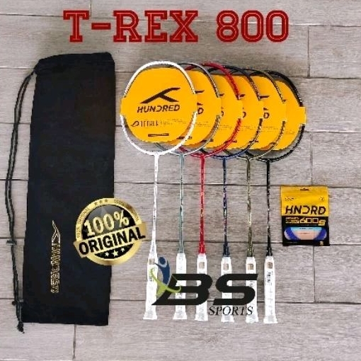 Jual RAKET BADMINTON HUNDRED TREX 800 T-REX 800 TREX800 T REX 800 ...