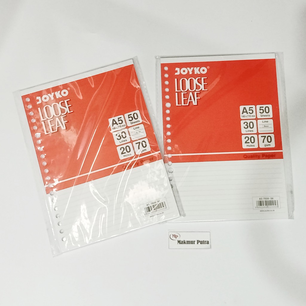 Jual Joyco Isi Binder / Loose Leaf A5 Joyko Dot 50 Lembar - 100 Lembar (1pack) | Shopee Indonesia