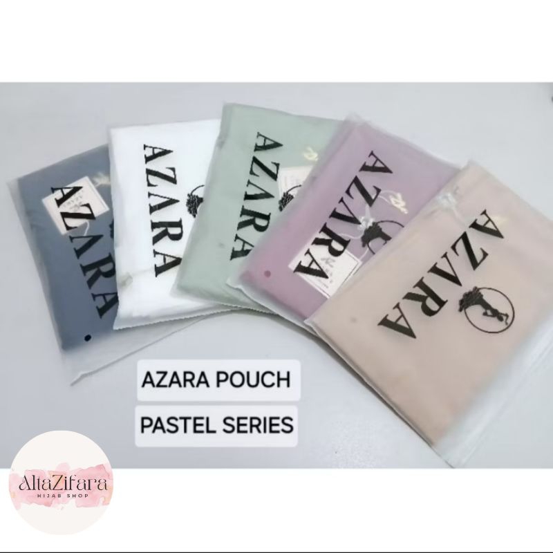 Jual AZARA POLOS (+ POUCH) | Hijab Voal Polos | Azara | Hijab Polos ...