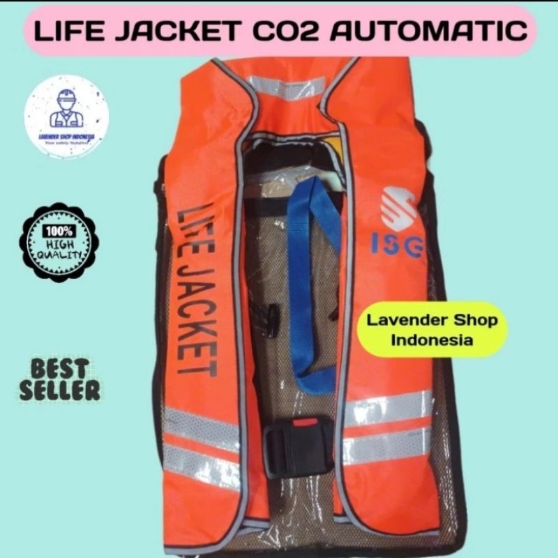 Jual Inflatable Life Jacket Pelampung Automatic Co2 / Life Jakcet ...