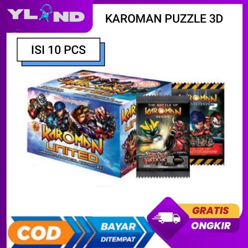 Jual Karoman Spesial Edition Puzlle 3D Isi 10 Pcs | Shopee Indonesia