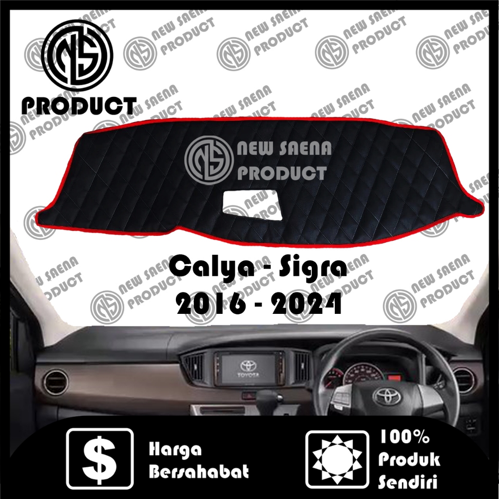 Jual Alas / Cover Dashboard Kulit Sintetis CALYA / SIGRA Motif Wajik ...