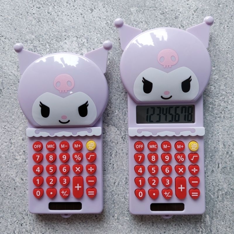 Jual Kalkulator Kuromi Calculator Dagang 8Digits Kepala Kuromi Ungu ...