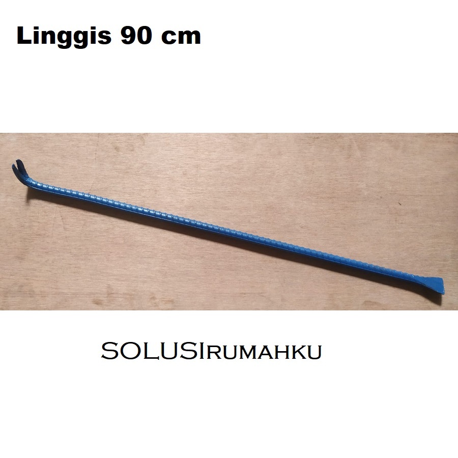 Jual LINGGIS 90 cm Besi Ulir 19 / Linggis Pencabut Paku / Linggis Toge ...