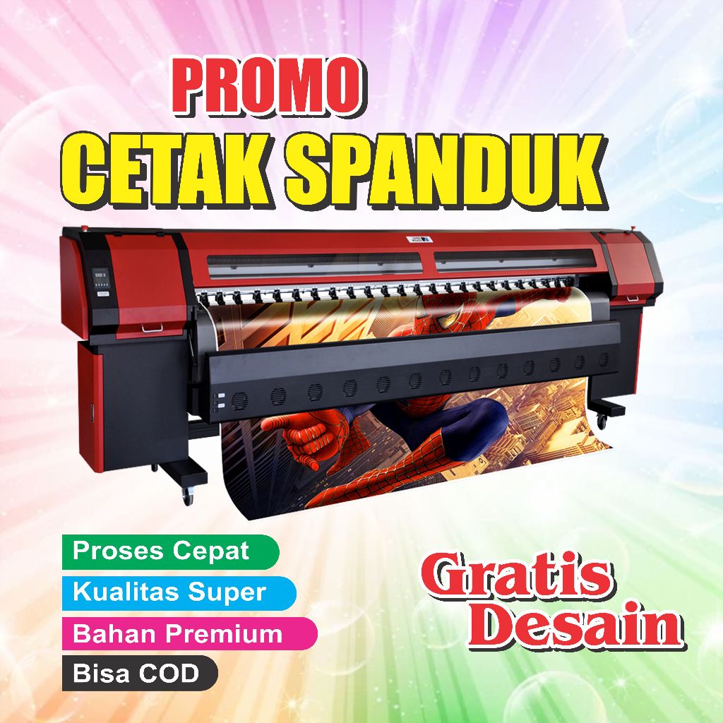 Jual cetak spanduk Backdrop banner custom murah berkualitas free desain ...