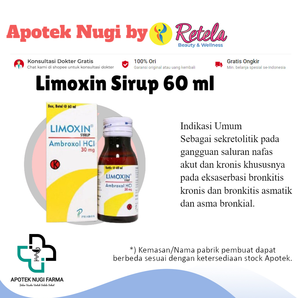 Jual Limoxin Sirup 60 ml / Bronkitis / Asma | Shopee Indonesia
