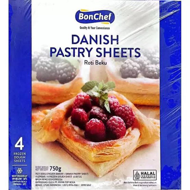 Jual Danish Pastry Sheet Bonchef 750gr (KHUSUS INSTANT COURIER ...