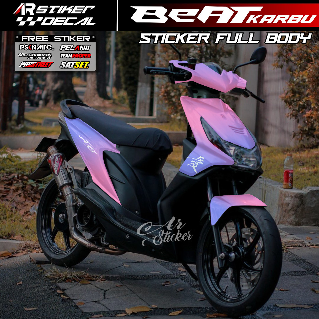 Jual Stiker Decal Beat Karbu Full body - Dekal Sticker Hologram Honda ...