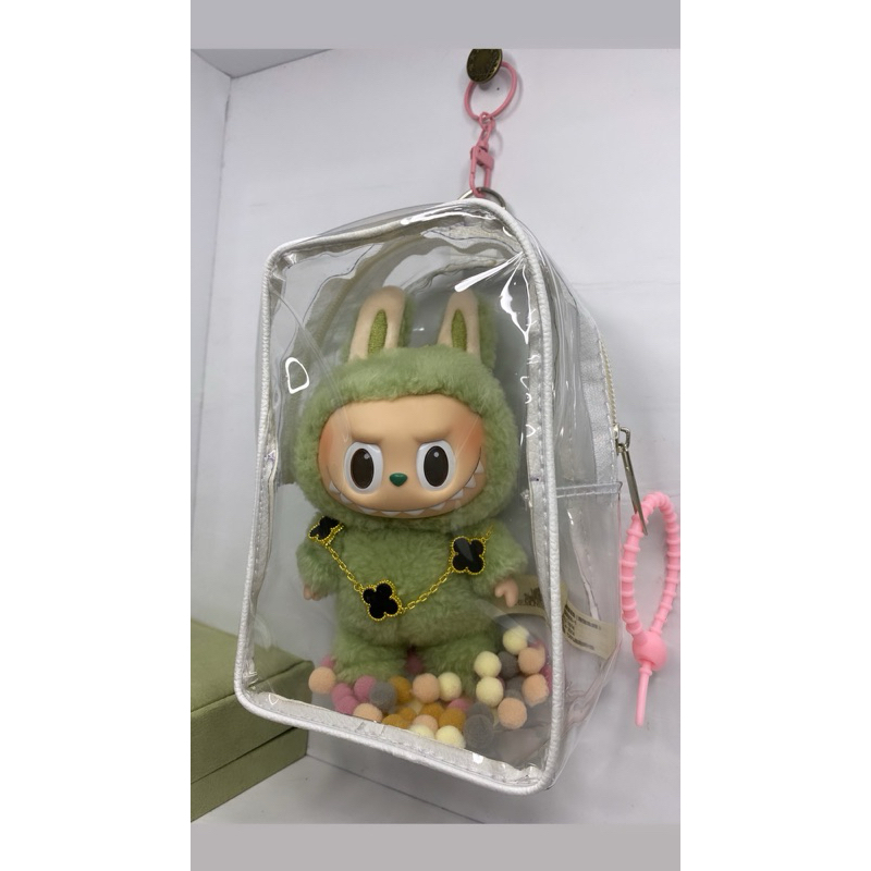 Jual [READY STOCK] Pouch PVC Labubu Display Bag untuk Boneka Tas Pouch ...