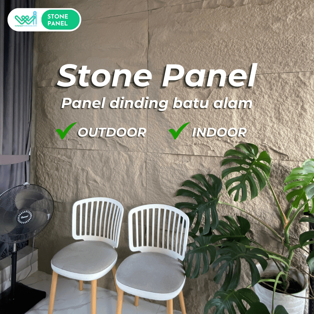 Jual Wall Stone Panel Dinding 3D Batu Alam Wallpanel | Shopee Indonesia