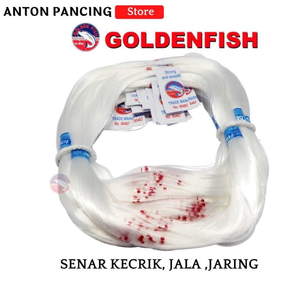 Jual Senar Golden Fish Kecrik/Jala/Jaring Tali GF Lengkap Semua Ukuran ...