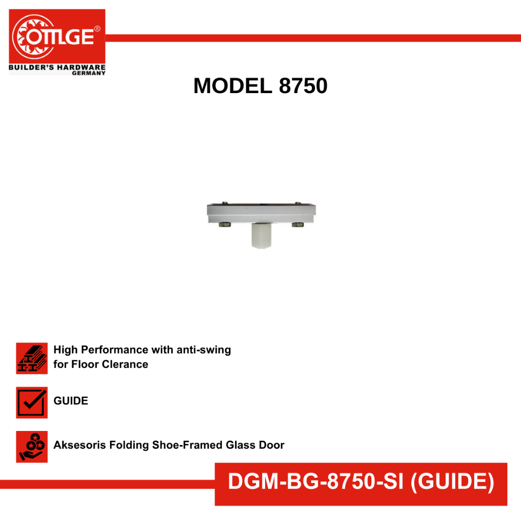 Jual Aksesoris Model 8750 OMGE DGM-BG-8750-SI (GUIDE) | Shopee Indonesia