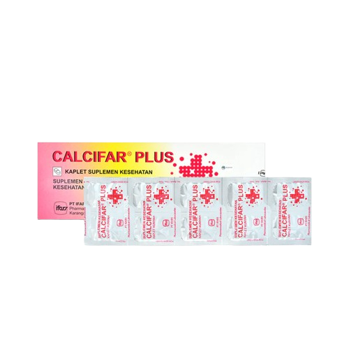 Jual CALCIFAR PLUS 10 KAPLET VITAMIN KALSIUM DAN VITAMIN D3 KESEHATAN ...