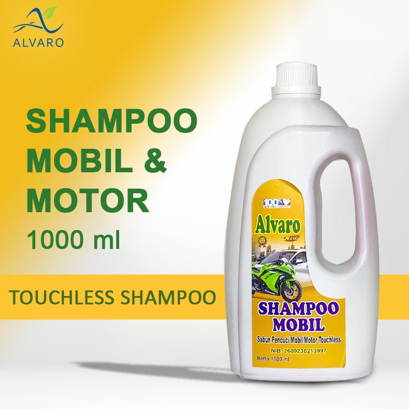 Jual Alvaro Shampoo Motor Sampo Motor Touchless 1Liter | Shopee Indonesia