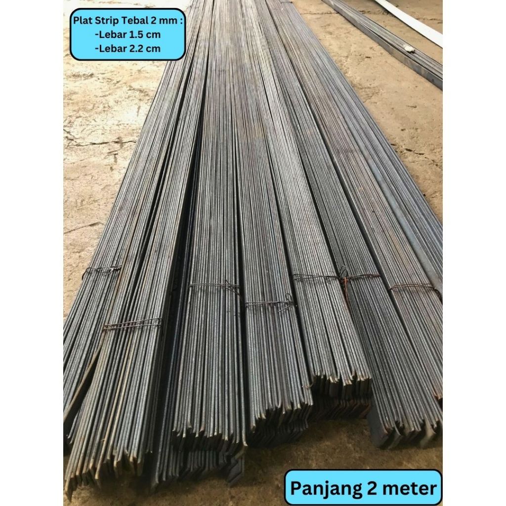 Jual Plat Strip Besi 2mm Panjang 2 Meter | Shopee Indonesia
