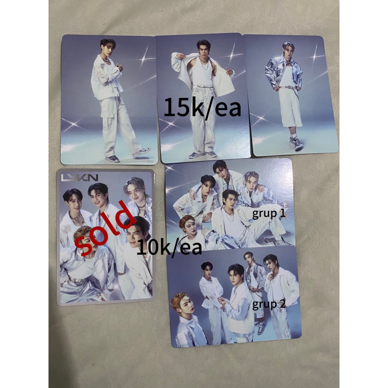Jual collectible random card cc photocard LYKN UNLEASHED CONCERT GMMTV ...