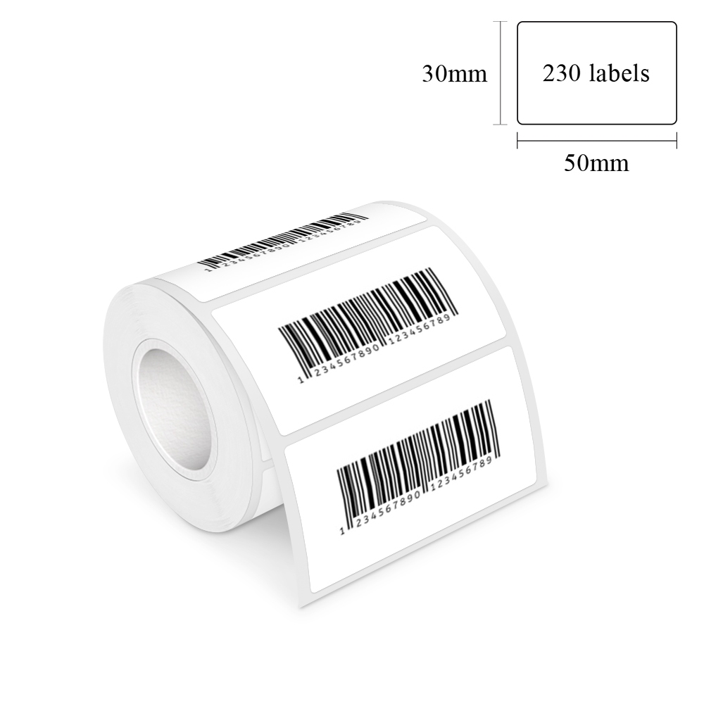 Jual Stiker Label Barcode Thermal 40x30mm / 50 x 30 mm | Shopee Indonesia