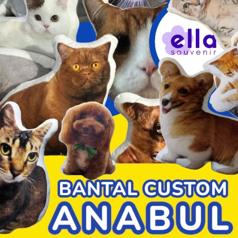 Jual BANTAL CUSTOM FOTO ANABUL, Bantal Boneka Anabul, Boneka Anjing ...