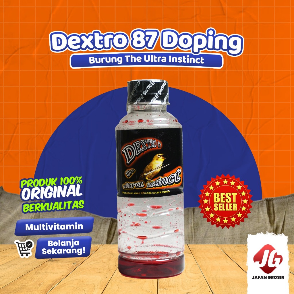 Jual Dopingan Burung Pleci Dextro 87 Original multivitamin | Shopee ...