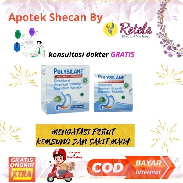 Jual POLYSILANE TAB. KUNYAH 5X8TAB | Shopee Indonesia