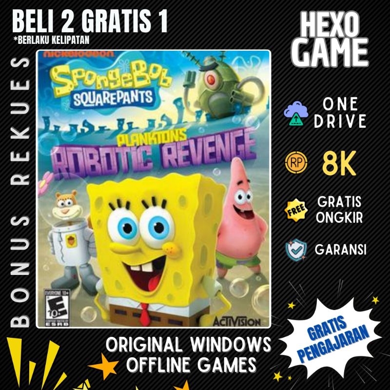 Jual SpongeBob SquarePants Plankton's Robotic Revenge - PC Games Adv ...