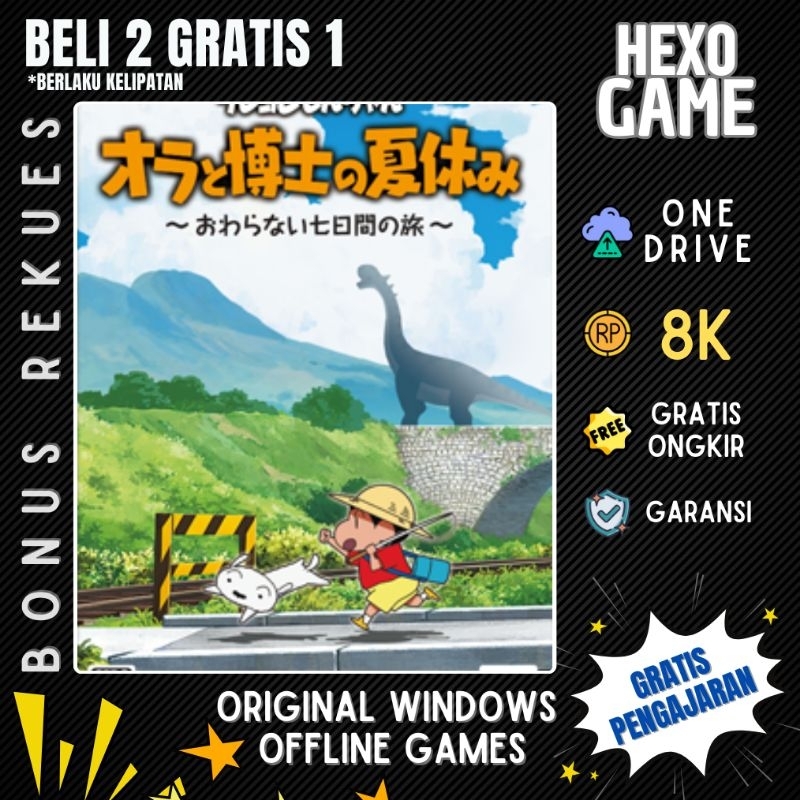 Jual Shin chan : Me and the Professor on Summer Vacation - PC Game Adv ...