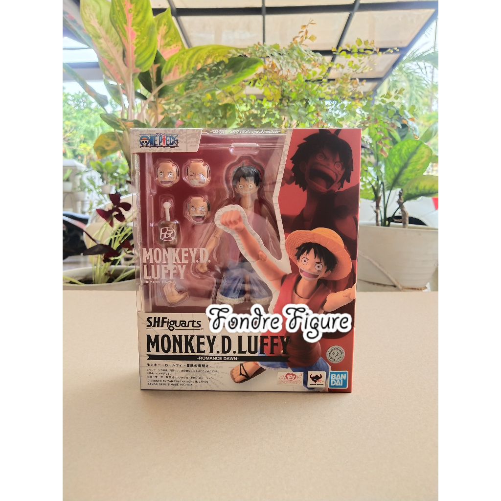 Jual ORIGINAL SHF MONKEY D LUFFY ROMANCE DAWN ONE PIECE ACTION FIGURE ...