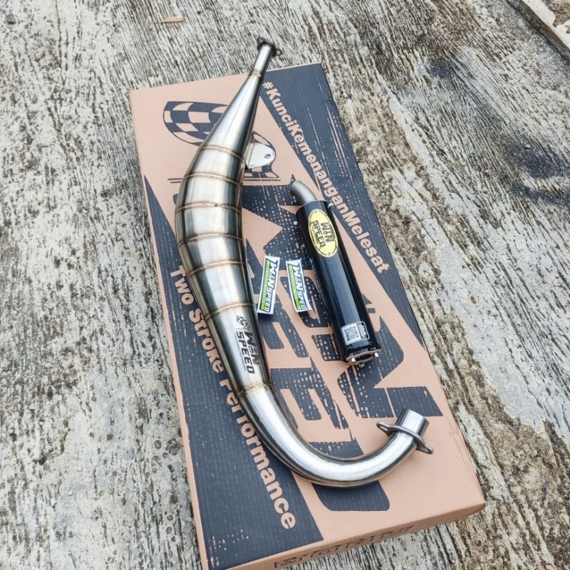 Jual Knalpot Suzuki RGR kolong Stainless Cacing Winspeed Performance | Shopee Indonesia