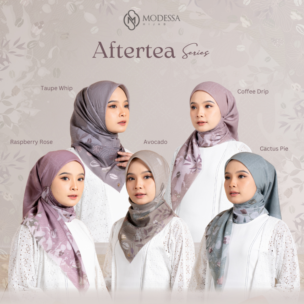 Jual Modessa Hijab - Aftertea Series - Hijab Voal Segi Empat Motif ...